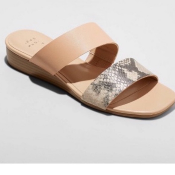 Target | Shoes | Target A New Day Ana Faux Snake Skin Print 9 | Poshmark